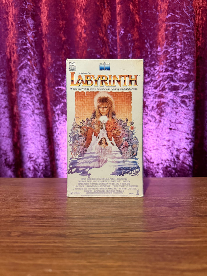 VHS - Labyrinth - 1986 – The Cat Vintage